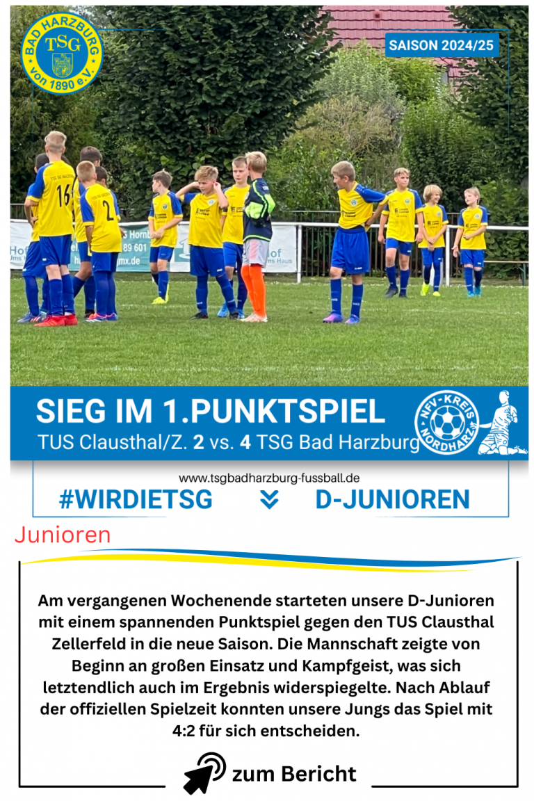 TSG Bad Harzburg – Fussball